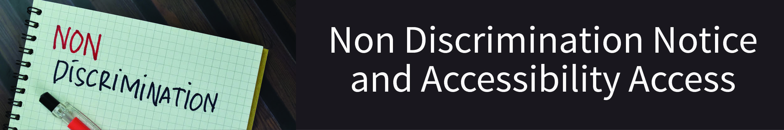 Non-Discrimination and Accessibility Notice - HDMG